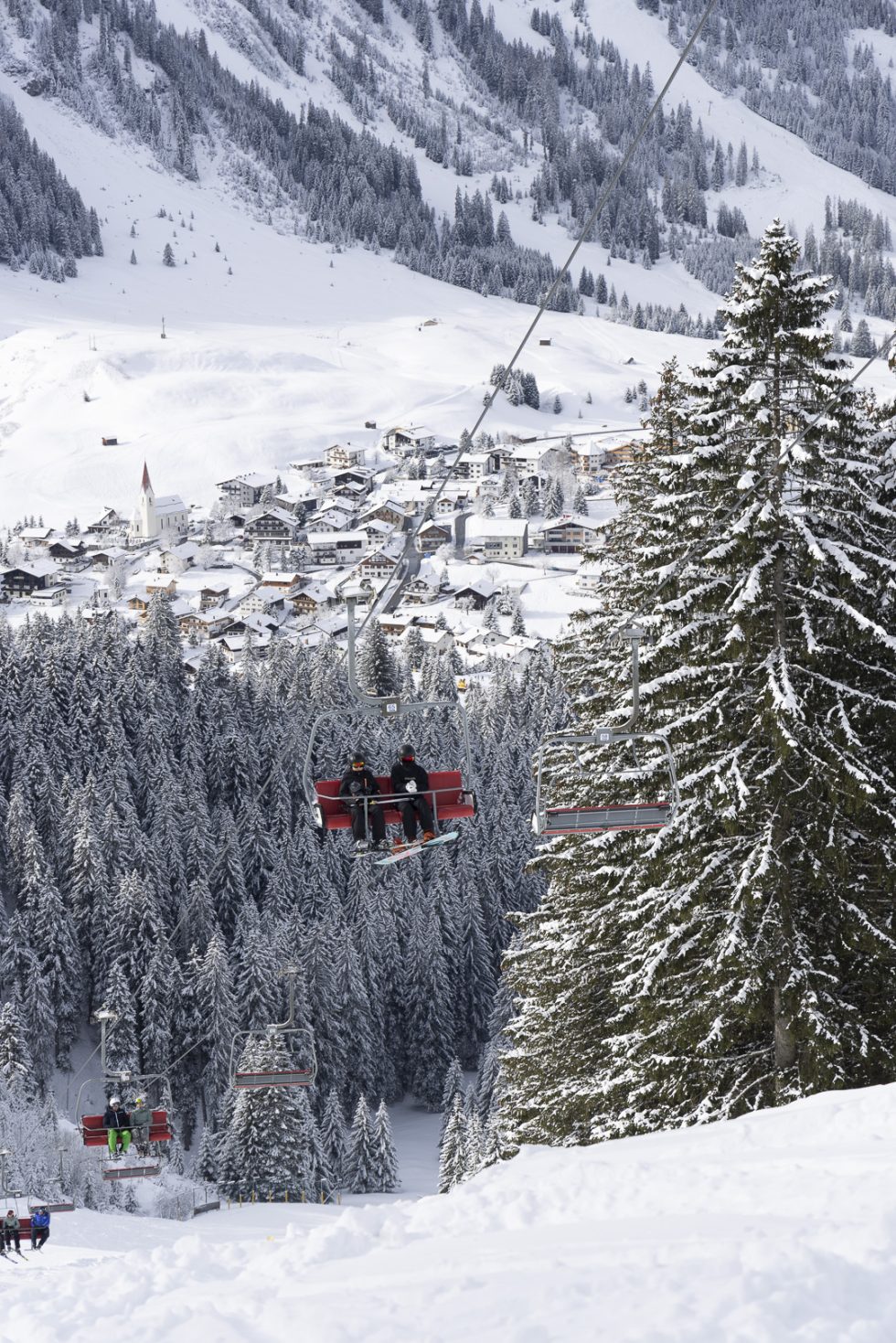 Berwang in winter - Rotenstein Berwang